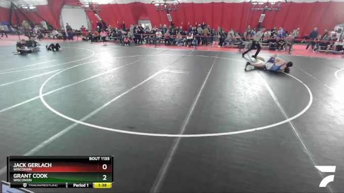 195 lbs Quarterfinal - Grant Cook, Wisconsin vs Jack Gerlach, Wisconsin