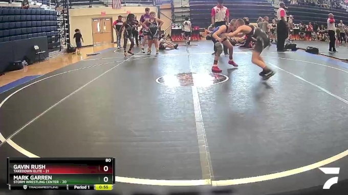 80 lbs Semis & 1st Wrestleback (8 Team) - Mark Garren, Storm Wrestling ...