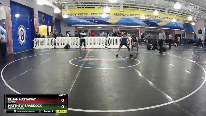 120 Gold Quarterfinal - Elijah Hattaway, Camden vs Matthew Braddock ...