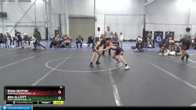 72 lbs Finals (2 Team) - Ryan Sexton, Barn Built Barn Raised vs Ben ...