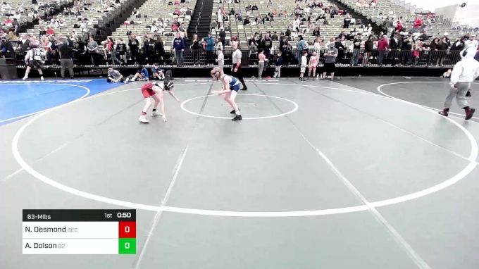 63-M lbs 3rd Place - Noah Desmond, Bethlehem Catholic vs Andrew Dolson ...