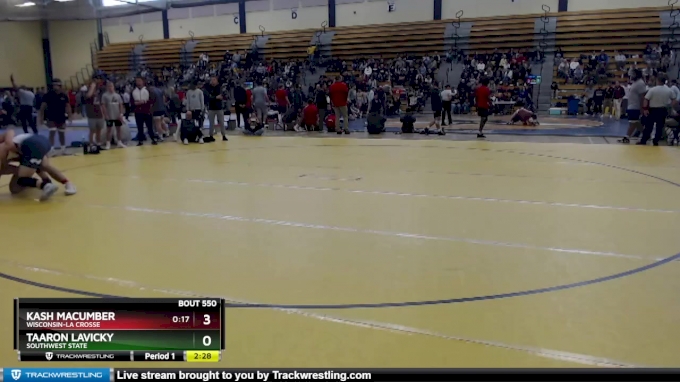 174 lbs Champ. Round 1 - Taaron Lavicky, Southwest State vs Kash ...