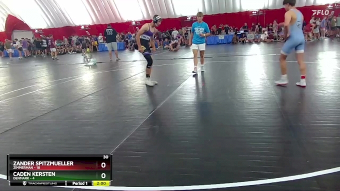 132 lbs Round 2 (6 Team) - Caden Kersten, Denmark vs Zander ...