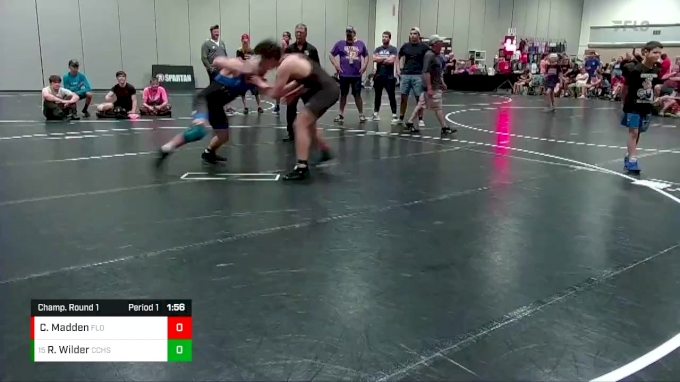 182 lbs Champ. Round 1 - Ryder Wilder, Camden County High School ...