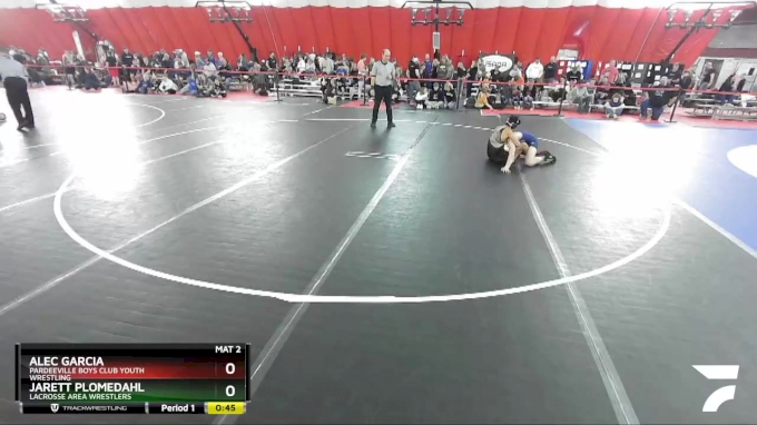 125 lbs Semifinal - Jarett Plomedahl, LaCrosse Area Wrestlers vs Alec ...