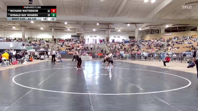 AA 144 lbs Cons. Round 1 - Richard Watterson, Dobyns Bennett High ...