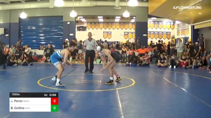 138 lbs Consi Of 32 #2 - Jason Perez, Hernando vs Brandon Collins ...