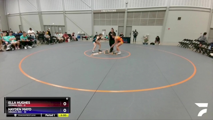 127 lbs Placement Matches (8 Team) - Ella Hughes, Georgia Red vs Hayden ...