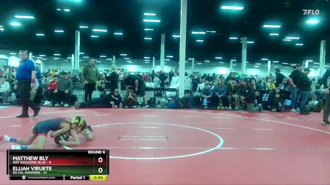72 lbs Round 6 (10 Team) - Matthew Bly, Mat Assassins Blue vs Elijah ...