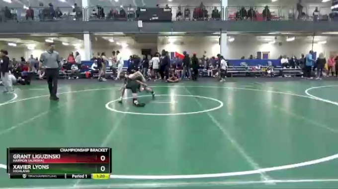 86 lbs Championship Bracket - Xavier Lyons, Highland vs Grant ...