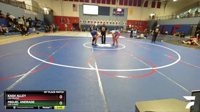 215 lbs 1st Place Match - Miguel Andrade, Los Lunas vs Kash Alley, Las ...