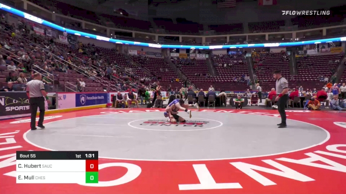 106 lbs Round Of 16 - Cole Hubert, Saucon Valley vs Easton Mull ...