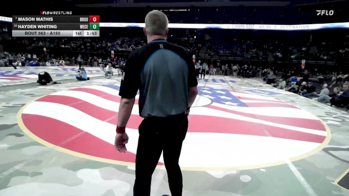 Champ. Round 1 - Mason Mathis, Brookings vs Hayden Whiting, West Central