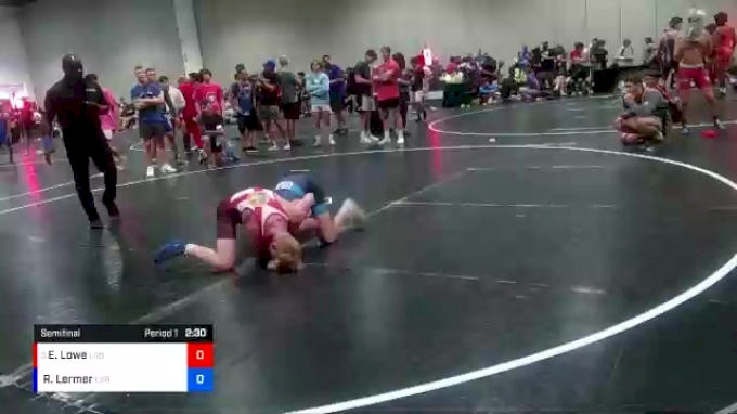 120 lbs Semifinal - Elijah Lowe, Lake Gibson High School Wrestling vs ...