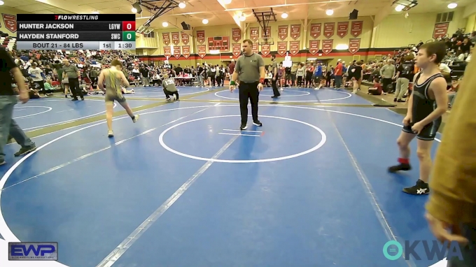 84 lbs Rr Rnd 3 - Hunter Jackson, Locust Grove Youth Wrestling vs ...