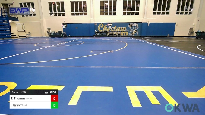 55 lbs Round Of 16 - Torrin Thomas, Southmoore SaberCats Wrestling vs ...