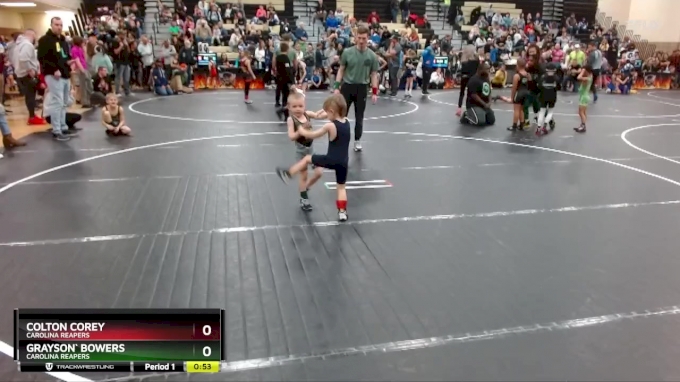 38 lbs Cons. Semi - Grayson` Bowers, Carolina Reapers vs Colton Corey ...