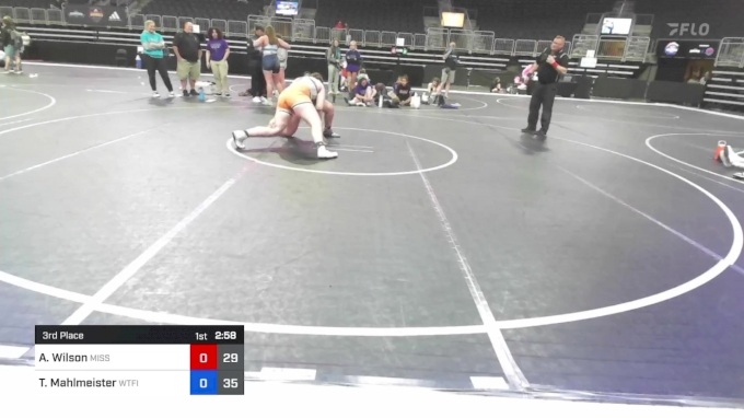 225 lbs 3rd Place - Aubrey Wilson, Missouri Avengers vs Teaka ...