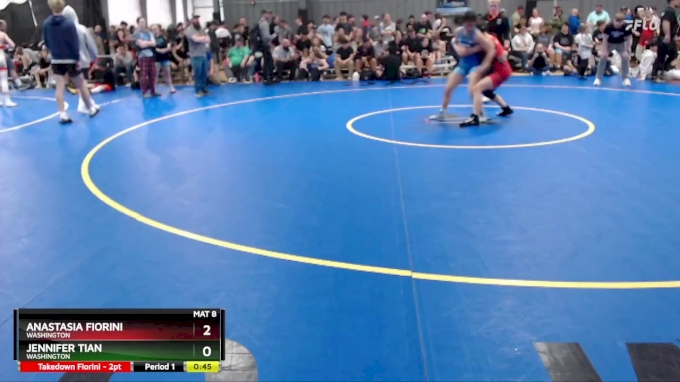 110 lbs Round 1 - Jennifer Tian, Washington vs Anastasia Fiorini ...