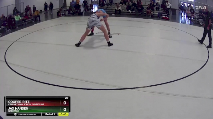 129 lbs Cons. Round 3 - Cooper Ritz, Kearney High School Wrestling vs ...