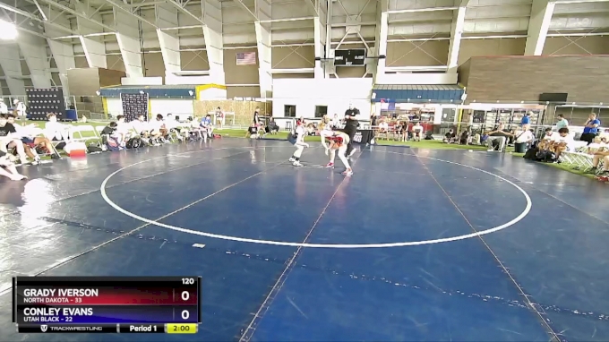 120 lbs 2nd Wrestleback (16 Team) - Grady Iverson, North Dakota vs ...