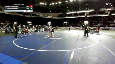Girls 105 lbs 5th Place Match - Lily Palatnikov, Glacier Peak (Girls ...