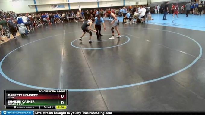 94-103 lbs Round 1 - Shaiden Casner, Cheyenne East vs Garrett Hembree ...