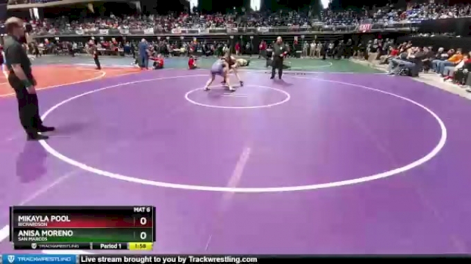 6 lbs Champ. Round 1 - Mikayla Pool, Richardson vs Anisa Moreno, San Marcos