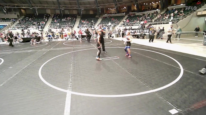 75 lbs Semifinal - Joseph Arsee Jr, R.A.W. vs Kade Cole, Coweta Tiger ...