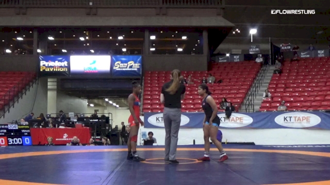 50 kg Quarters - Erin Golston, NYAC vs Maria Vidales, Lions Wrestling Club