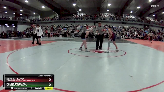 110 lbs Cons. Round 2 - Kemper Loyd, Joplin Youth Wrestling Club-AAA vs ...