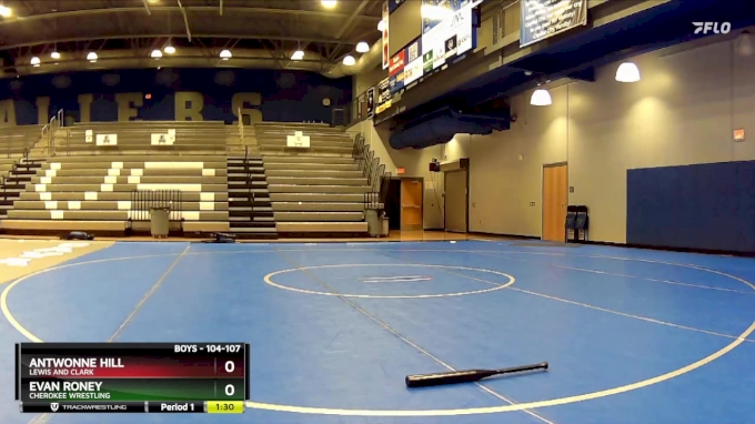 104-107 lbs Quarterfinal - Antwonne Hill, Lewis And Clark vs Evan Roney ...