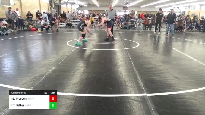 136 lbs Consolation - Gavin Morcom, Waymart vs Tyler Ritter, Harpursville