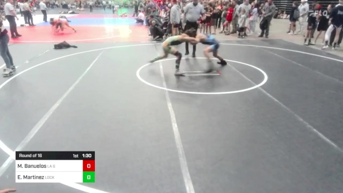 109 lbs Round Of 16 - Michael Banuelos, La Gente WC vs Elias Martinez ...