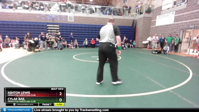 105 lbs Semifinal - Cylar Bail, Middleton Wrestling Club vs Ashton ...