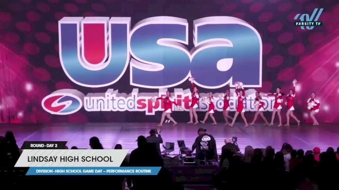 Lindsay High School - High School Game Day -- Performance Routine [2023 ...