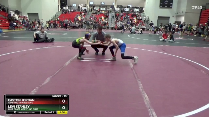 75 lbs Quarterfinal - Easton Jordan, Arab Youth Wrestling vs Levi ...