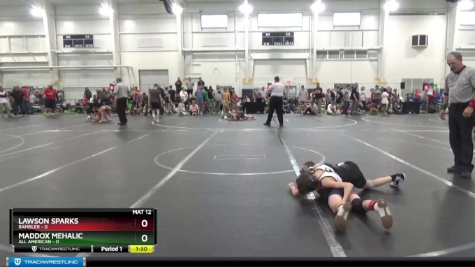 84 lbs Round 3 (8 Team) - Tanner Stuart, Rambler vs Hayden Weiss, Bandits