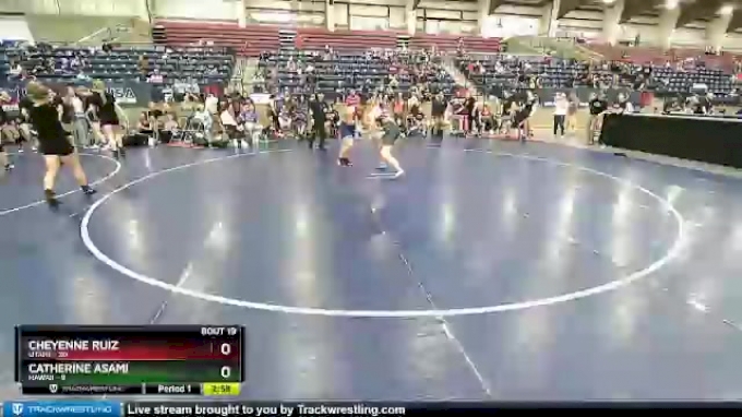 180 lbs Round 5 (10 Team) - Cheyenne Ruiz, UTAH1 vs Catherine Asami, HAWAII