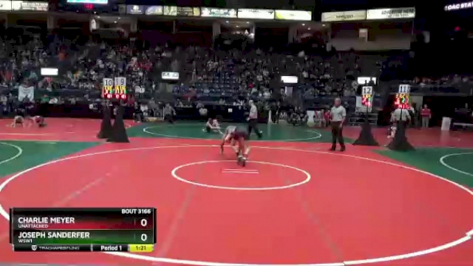 120 lbs Semifinal - Joseph Sanderfer, WSW1 vs Charlie Meyer, Unattached