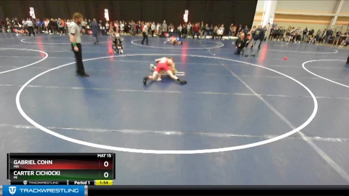 113 lbs Champ. Round 1 - Gabriel Cohn, MN vs Carter Cichocki, MI