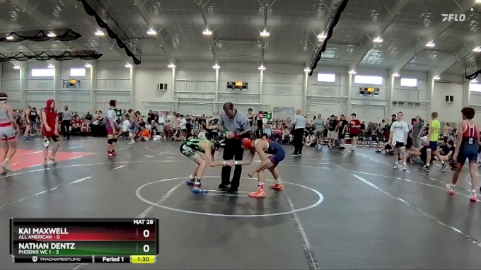 106 lbs Round 5 (6 Team) - Kai Maxwell, All American vs Nathan Dentz ...