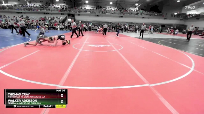 125 lbs 1st Place Match - Walker Adkisson, Centralia Wrestling Club-AAA ...