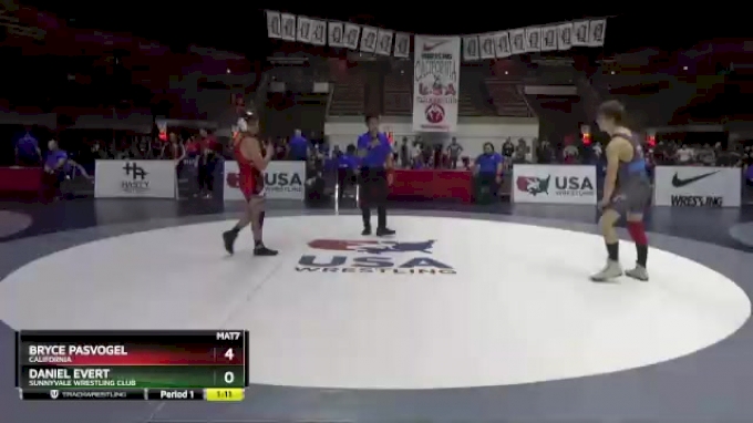 126 lbs Champ. Round 3 - Bryce Pasvogel, California vs Daniel Evert ...