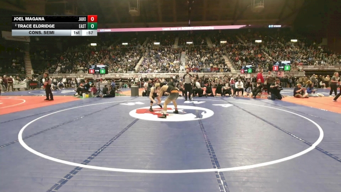 4A-132 lbs Cons. Semi - Joel Magana, Jackson Hole vs Trace Eldridge ...