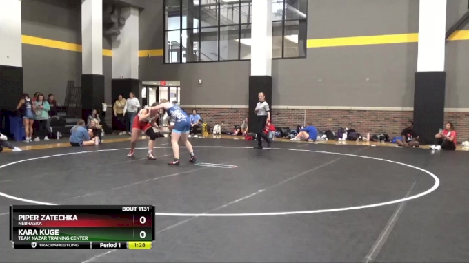 155 lbs Semifinal - Piper Zatechka, Nebraska vs Kara Kuge, Team Nazar ...