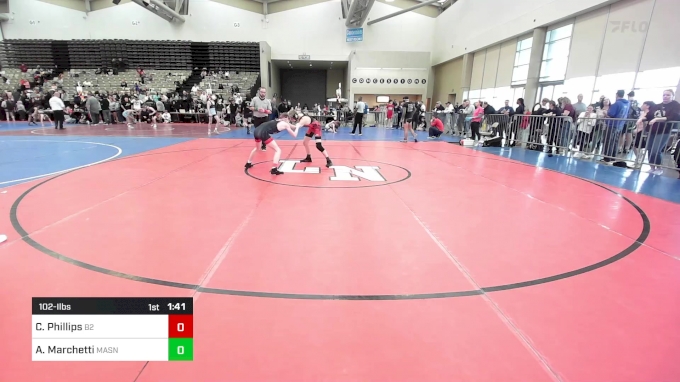 102-I lbs Semifinal - Chase Phillips, Barn Brothers vs Alex Marchetti ...