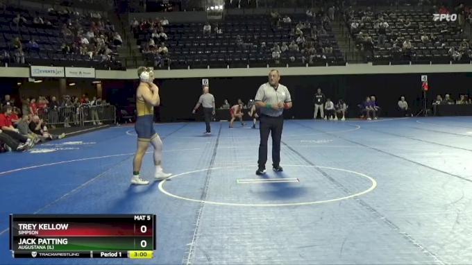 165 lbs Cons. Round 2 - Trey Kellow, Simpson vs Jack Patting, Augustana ...