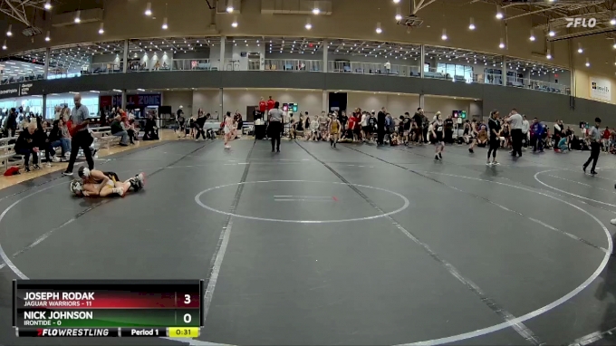 56 lbs Round 3 (6 Team) - Joseph Rodak, Jaguar Warriors vs Nick Johnson ...