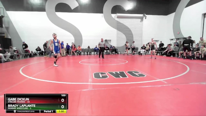 100 lbs Quarterfinals (8 Team) - Brady Laplante, Dundee Wrestling vs ...